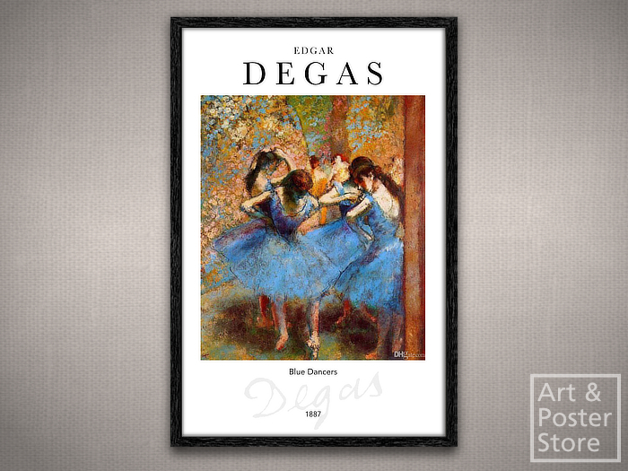 Second Life Marketplace - The Blue Dancers - Degas | Fine Art Poster ...